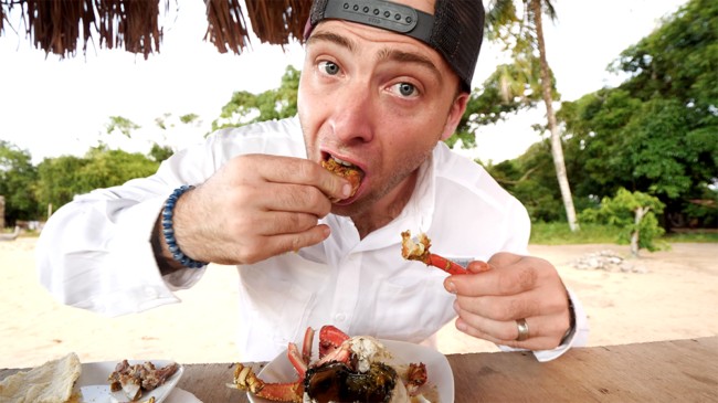 VIDEO: Amazing Surinamese Seafood + Leatherback Turtles | Galibi ...