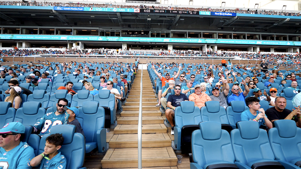 VIDEO: Exclusive Miami Dolphins VIP Experience at Hard Rock Stadium ...
