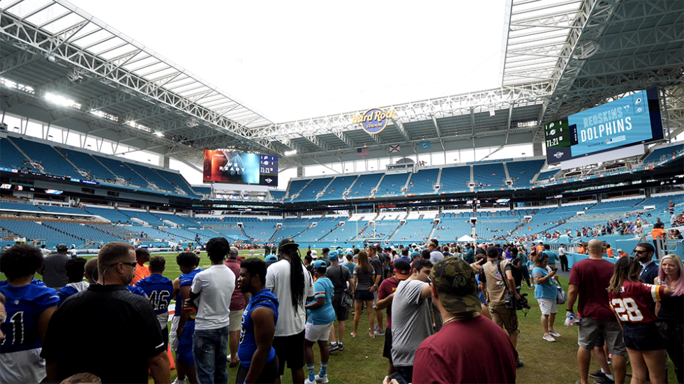 VIDEO: Exclusive Miami Dolphins VIP Experience at Hard Rock Stadium ...
