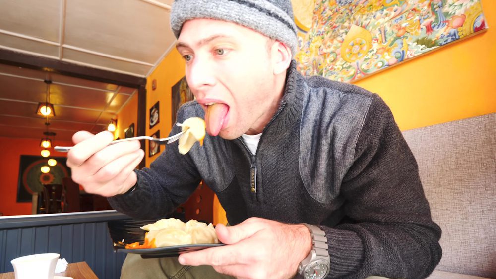 VIDEO: Traditional Bhutanese Food Tour - Momos, Butter Tea & Squash ...