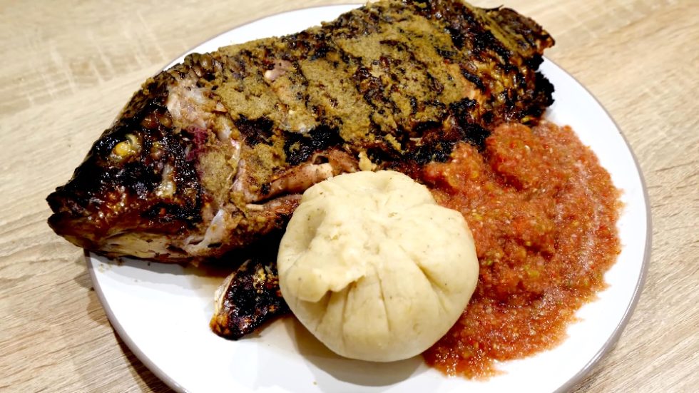 Authentic West African Food!! Eating Waakye + Bead Factory Tour | Accra ...