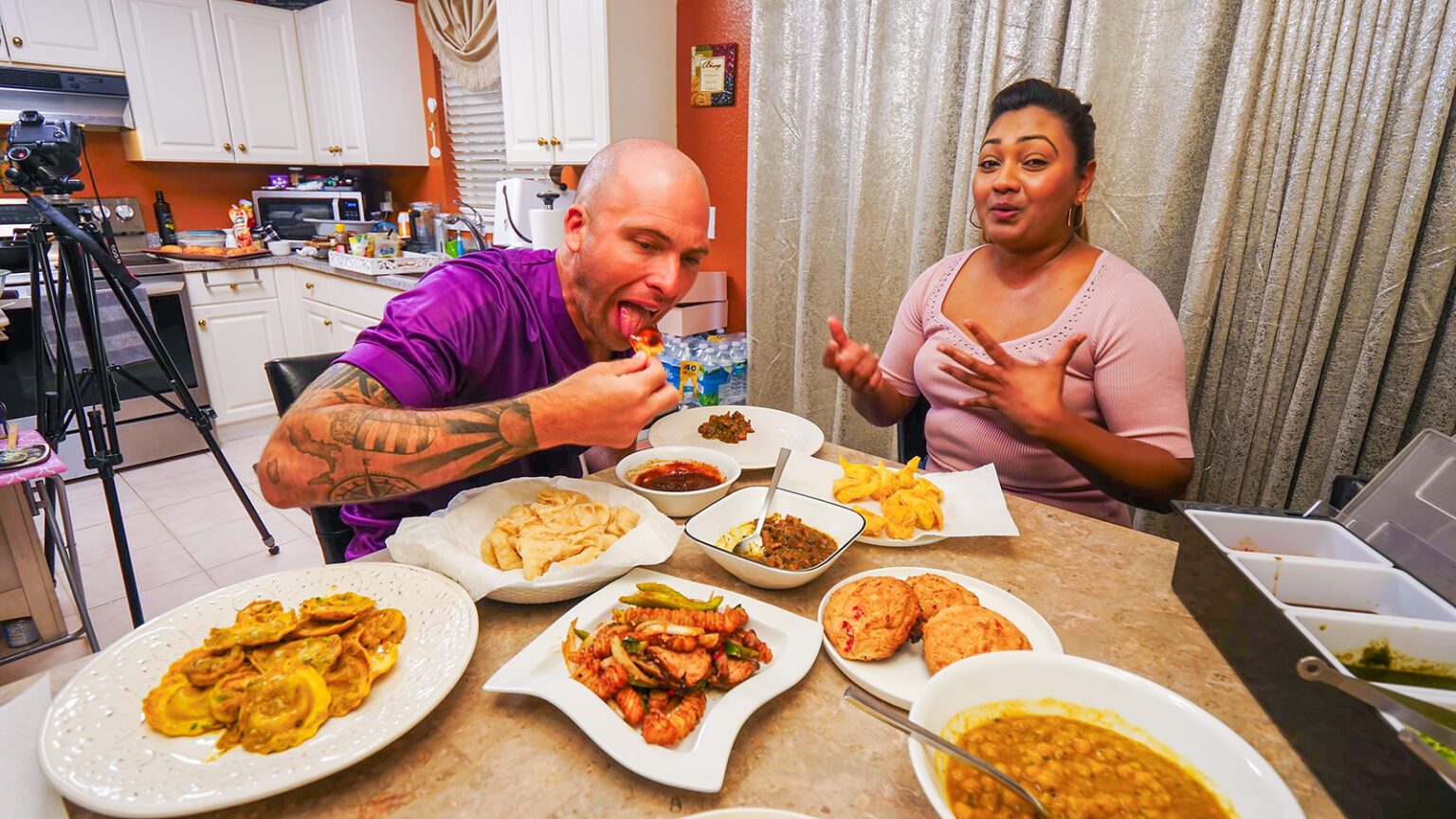 Cooking with Natasha: Making Homemade Trini Food! - David's Been Here